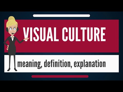What is VISUAL CULTURE What does VISUAL CULTURE mean VISUAL CULTURE meaning & explanation