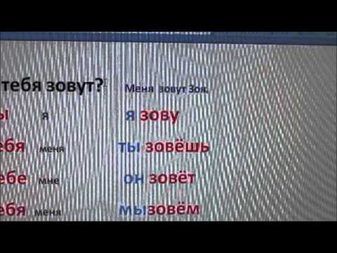 BEGINNING RUSSIAN 1 WHAT'S YOUR NAME? КАК ТЕБЯ ЗОВУТ?zoia