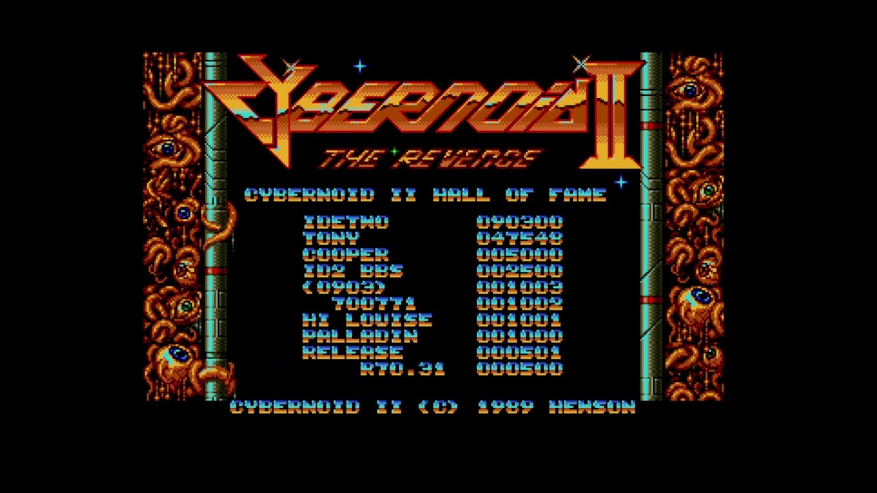 Cybernoid II Title Screen (Atari ST)