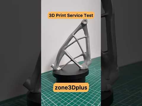 Test Review of industrial 3D Printing Service Zone3DPlus. SLA, SLM, and SLS printed parts
