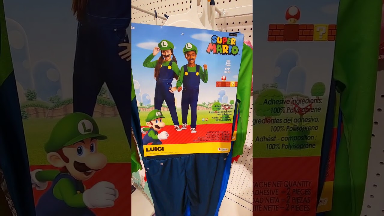 Super Mario & Luigi Costumes at Target! Gamer Halloween 2025 🎮🍄
