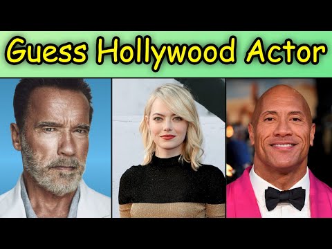 Guess The Hollywood Actor (100 Actors | 4s for Actor)