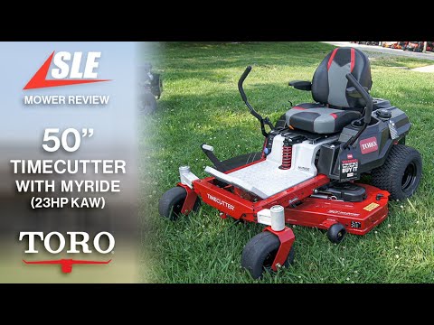 Review of Toro's 75759 50" TimeCutter MyRide Zero Turn Mower 23HP KAW | #lawncare #toro