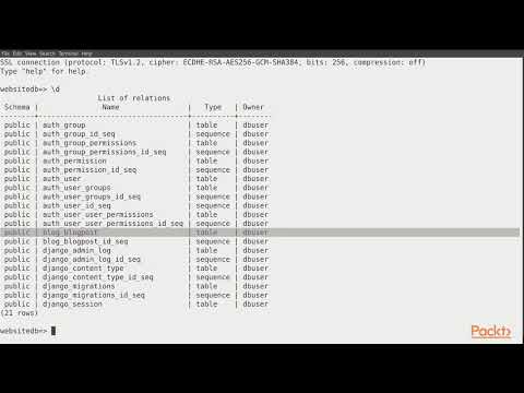 Learn Creating Smart Web Apps with Django Django Models and the Django ORM | packtpub com - Mind ...