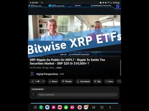 #XRP- Bitwise CIO- May Hougan XRP ETFs Plus, Utility