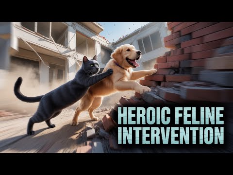 The Incredible Journey: Cat rescues Dog
