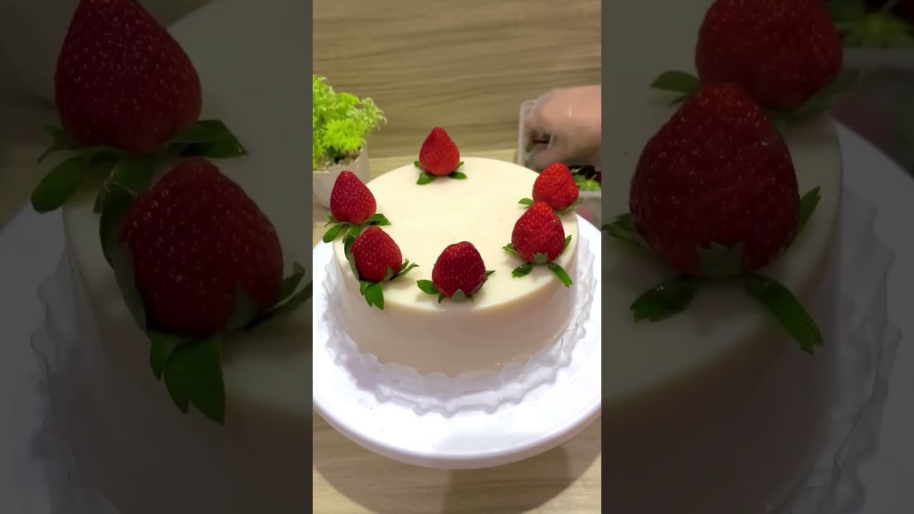 SECANTIK INI?! Pudding leci full strawberry ~Mamauni Kitchen