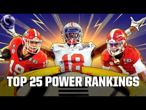 Top 25 POWER RANKINGS for 2023 🏈👀 | ESPN College Football