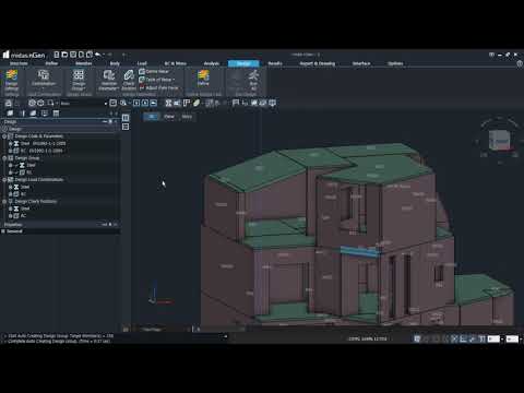 [midas nGen Tutorial] Irregular Reinforced Concrete Building_Design 02. Design Groups