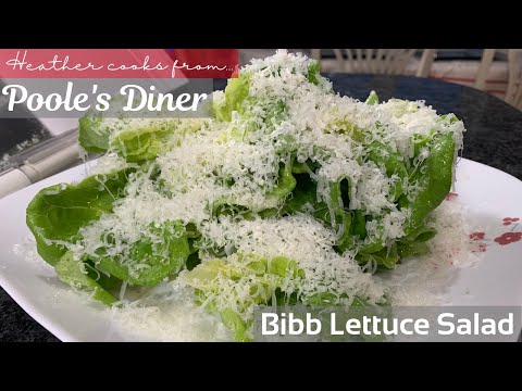 Bibb Lettuce Salad with Red Wine Vinaigrette | Poole's Diner | EASY