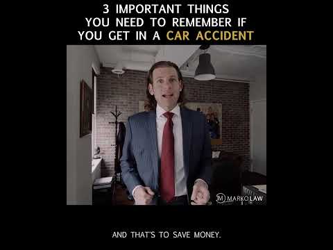 What to do after you get in a Car Accident - Attorney Jon Marko Law