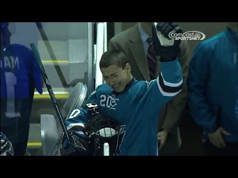 Sam Tageson lives the Shark fan's dream