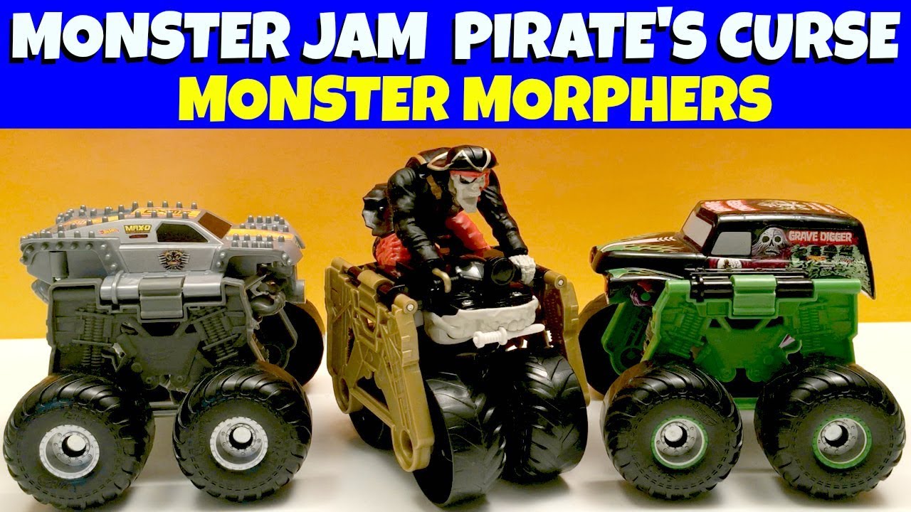 MONSTER MORPHERS Pirate's Curse Monster Jam Truck