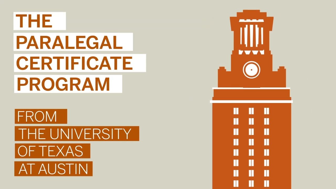 Paralegal Certificate Program at UT Austin
