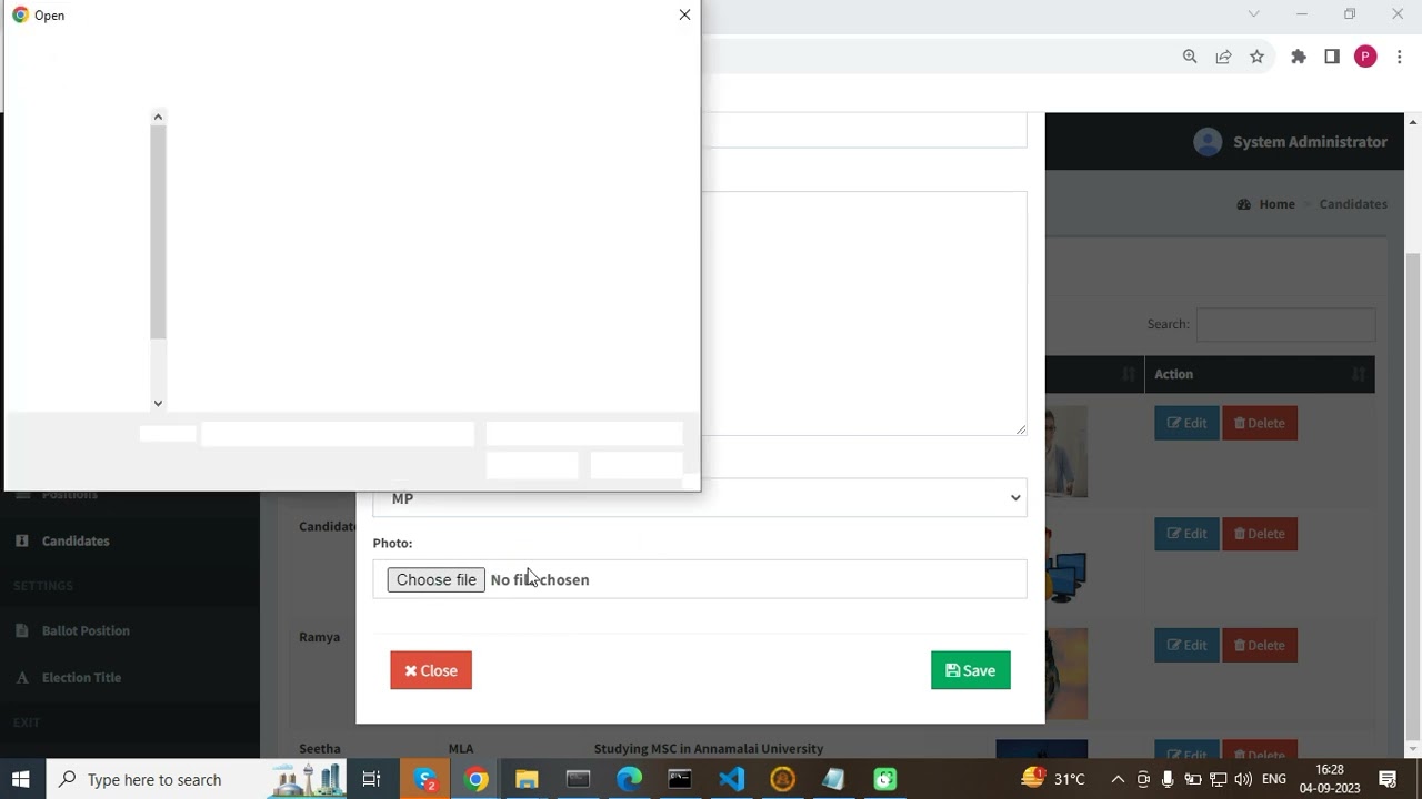 Online Polling System Using Python and Django Framework
