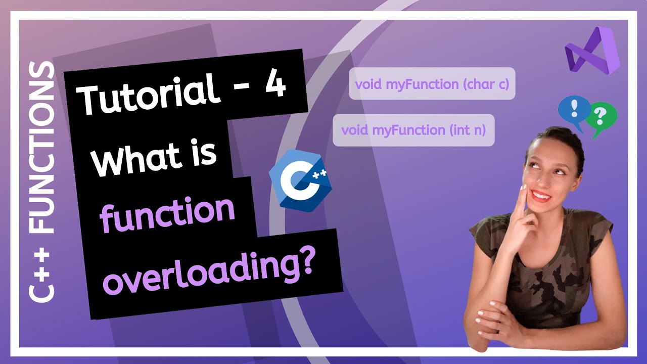 C++ FUNCTIONS (2025) - What is function overloading? PROGRAMMING TUTORIAL