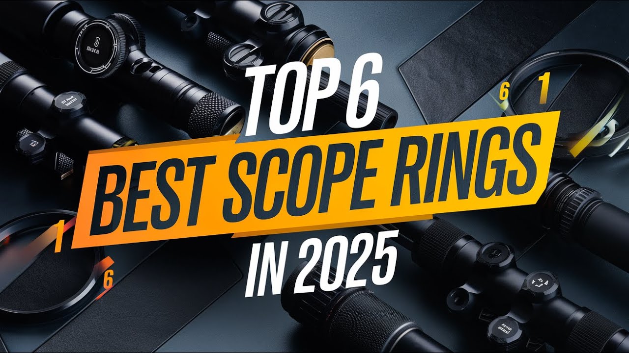 Top 6 Best Scope Rings 2026! 🔥