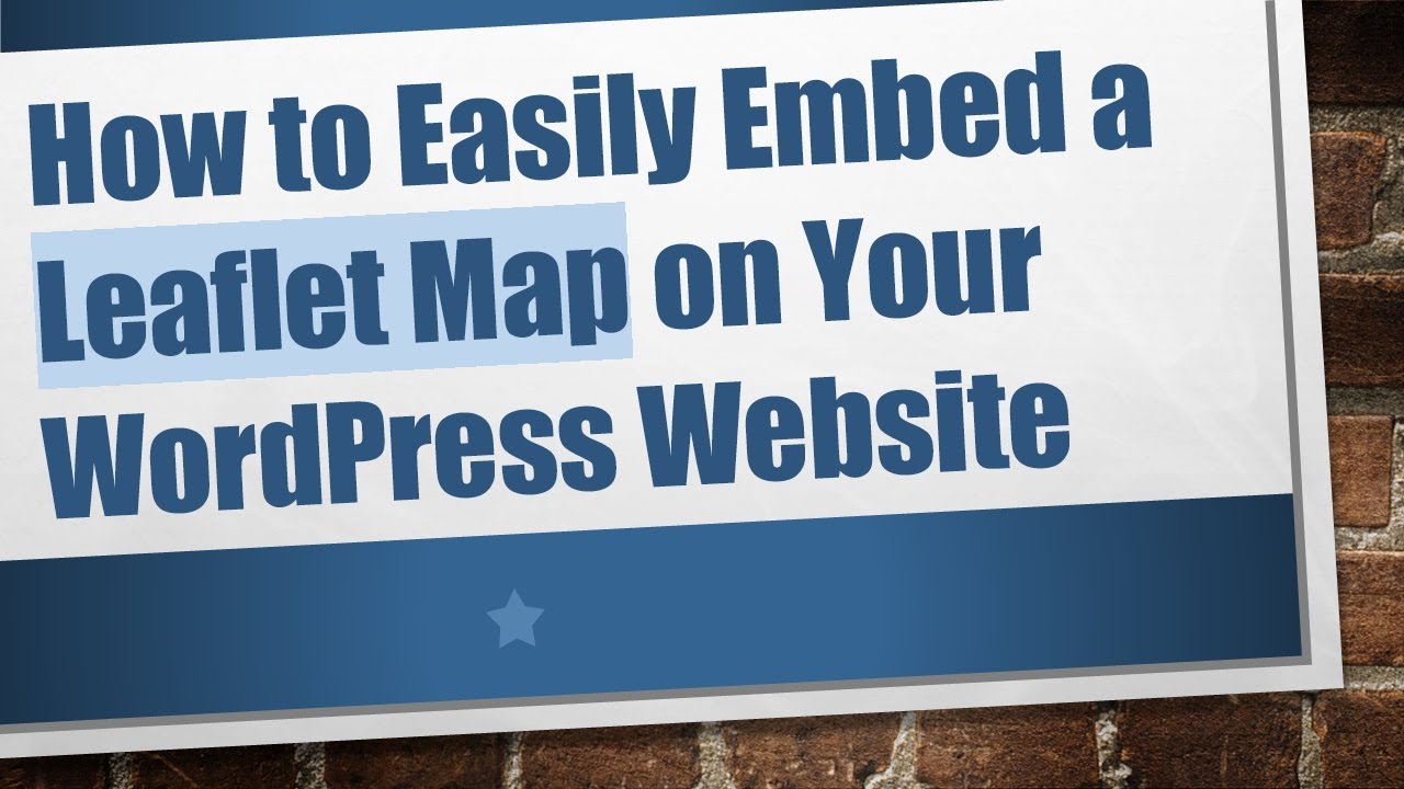How to Easily Embed a Leaflet Map on Your WordPress Website