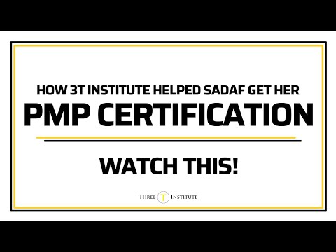 How 3T Institute Helped Sadaf Get Her PMP Certification