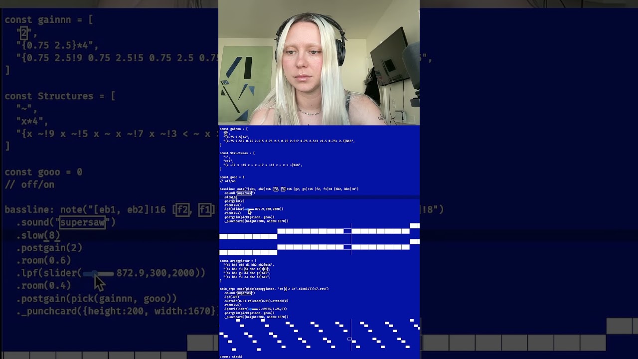 Making dance music with code !!! #livecoding #algorave