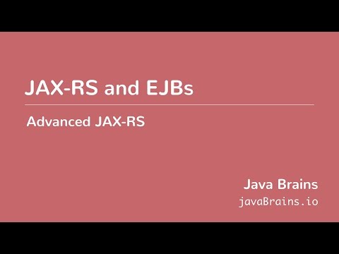 Advanced JAX-RS 26 - JAX RS and EJBs