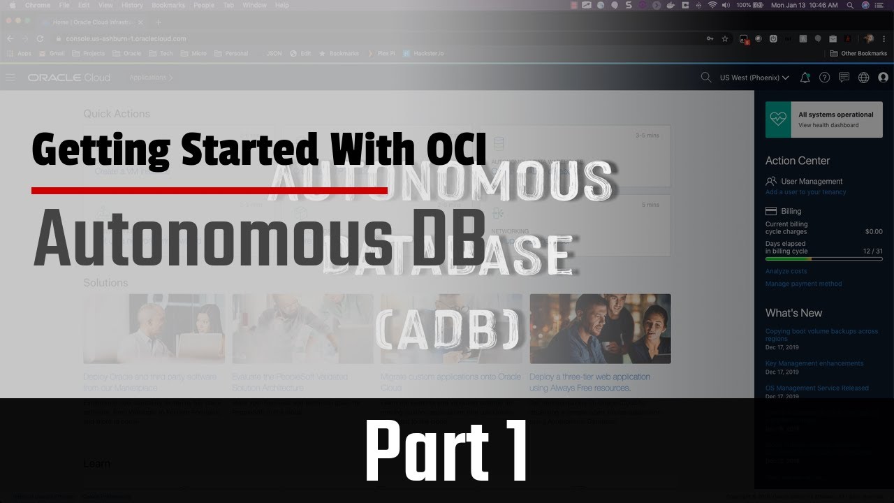 How To Create Your First Autonomous Database Instance In The Oracle Cloud