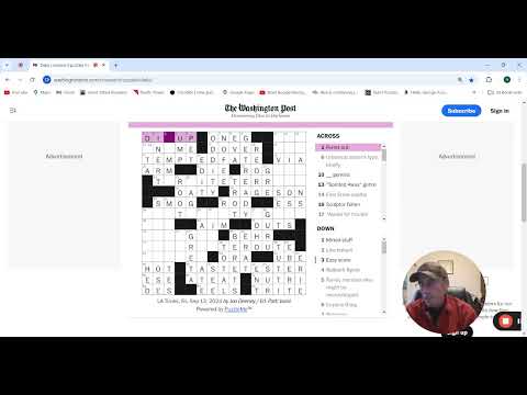 LA Times Crossword: 9-13-24