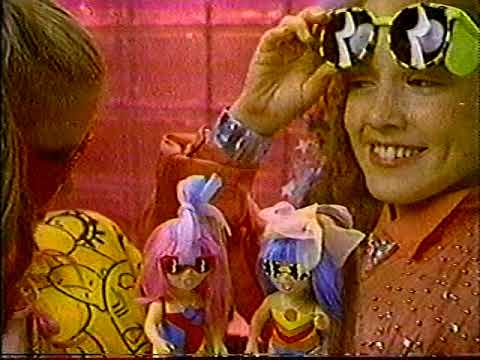Hollywood Dolls 1987 TV ad, hair changes color