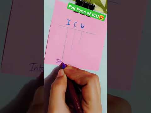 Full Form of ICU | Meaning of ICU | ICU |#shortsfeed #shorts #icu #yt #gkshorts #gk #fullform #shots