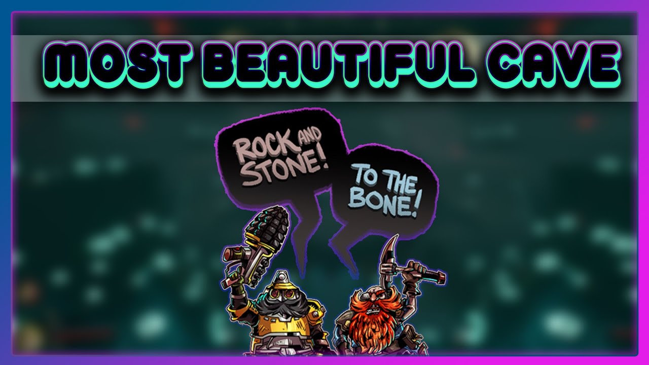 Deep Rock Galactic MOST Beautiful Cave