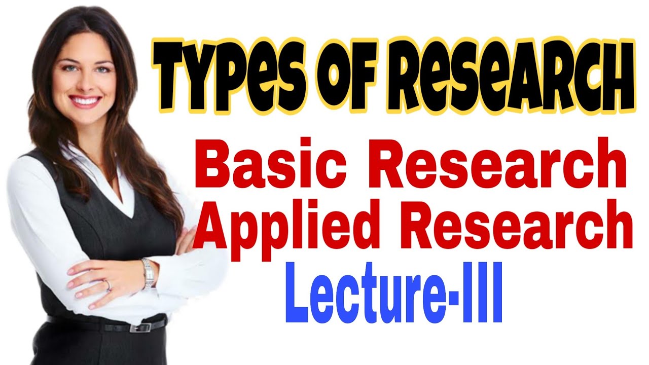 BASIC AND APPLIED RESEARCH/TYPES OF RESEARCH