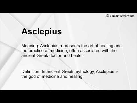 Asclepius Meaning