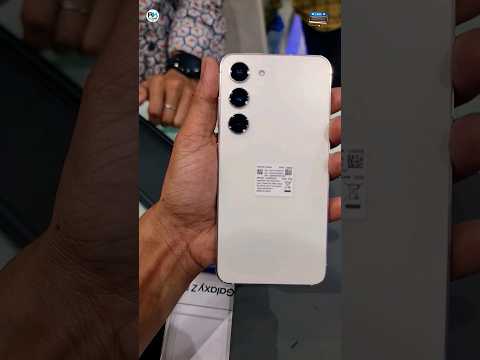 🤩 Samsung Galaxy S23 Cream Color || Customer Unboxing || #s23 #samsung #galaxy #shorts #unboxing