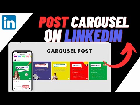 How To Post Carousel On LinkedIn - Quick & Easy