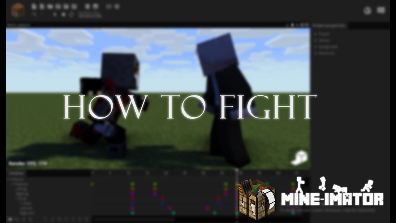 Mine Imator Fighting Tutorial (part 2) - With Explanation!!!