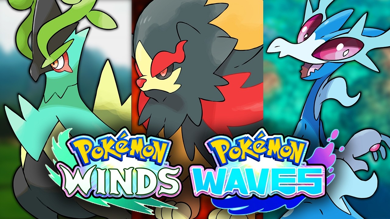 Pokémon Winds and Waves Starter Evolutions?!