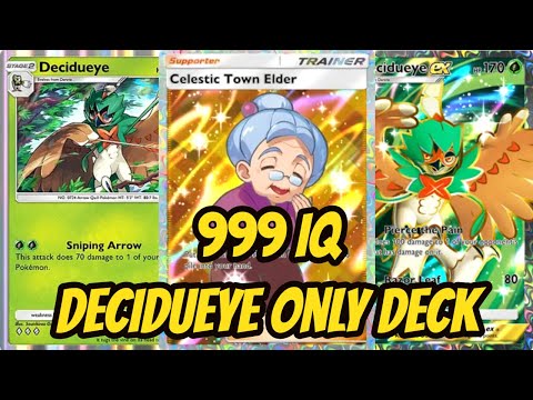 I Use Celestic Town Elder So I Can Play 3 Decidueye To Snipe My Enemies In Pokemon TCG Pocket