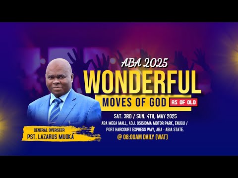 ABA CRUSADE 2025 - WONDERFUL MOVES OF GOD AS OF OLD DAY 1 WITH PST. LAZARUS MUOKA