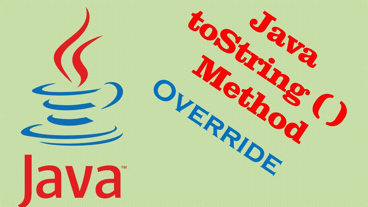 Java toString Method explained | toString override | toString syntax | Java Object class