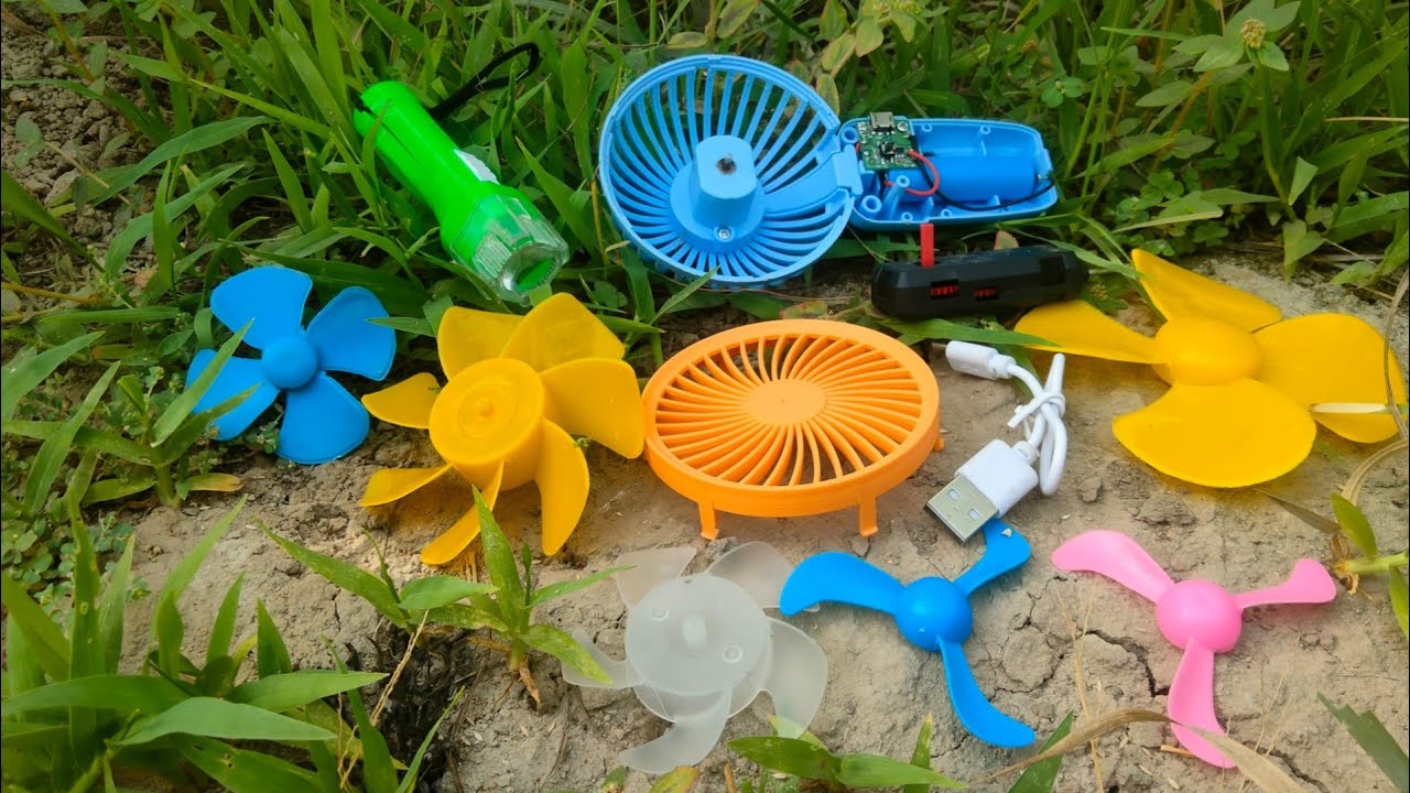 How To Repair Mini Recharegeable  Fan \ Diy Fan Projects \  Present Toy