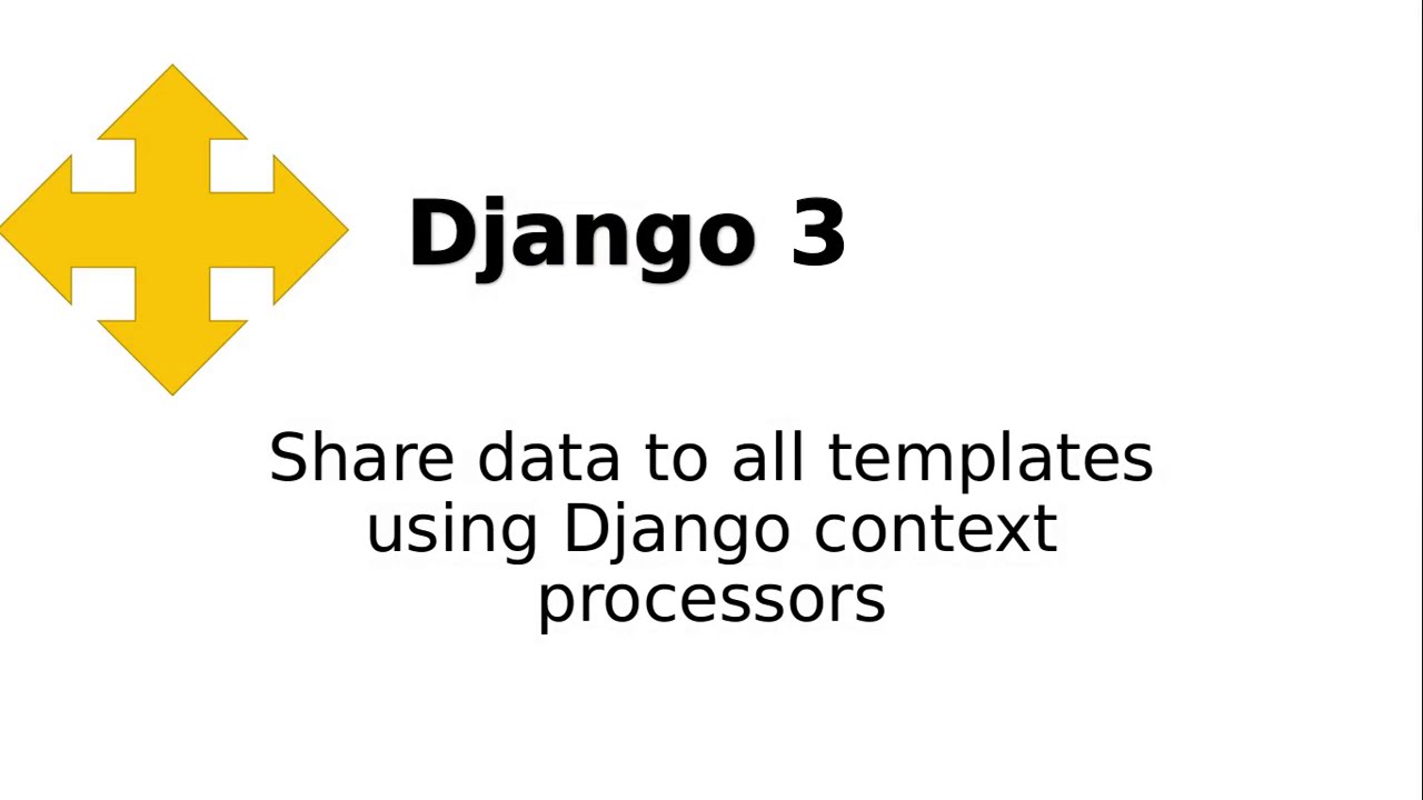 Share data to all template using django context processors