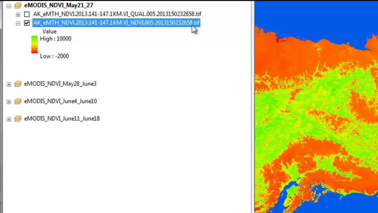 Assessing eMODIS NDVI Reliability