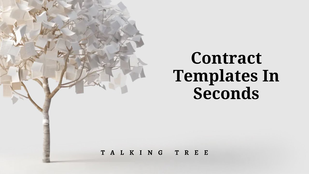 Talking Tree - Automatic Contract Template Generation (Consent Form)