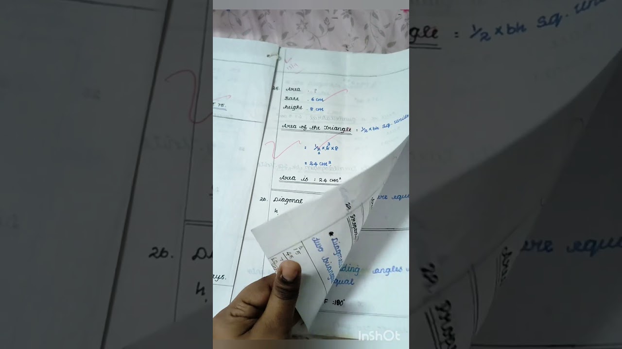 Paper Presentation 🔥#class7#mathshorts #handwriting #presentation #maths