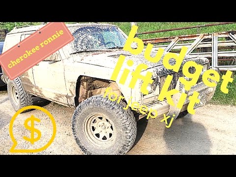 Budget Built XJ junk yard lift