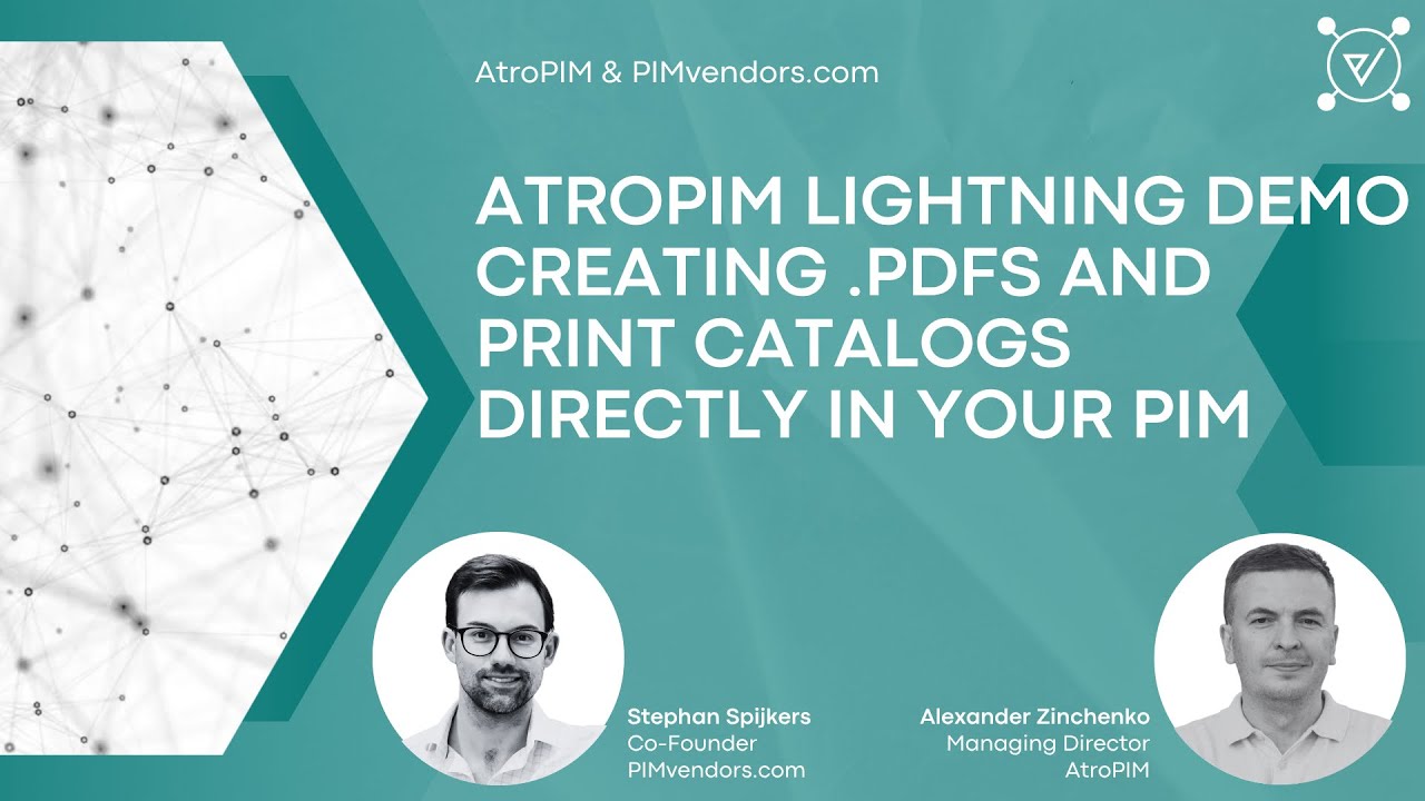 AtroPIM Lightning Demo: Creating PDFs and Print Catalogs Directly im Your PIM