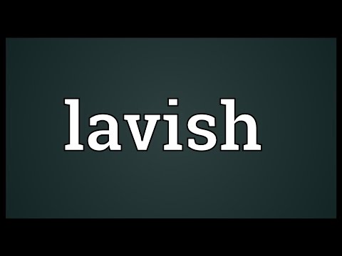 Lavish Meaning
