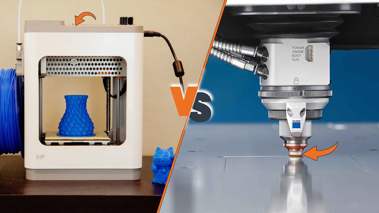 3D Printer vs Laser Cutter CNC Machine - How Are They Different? [2024]