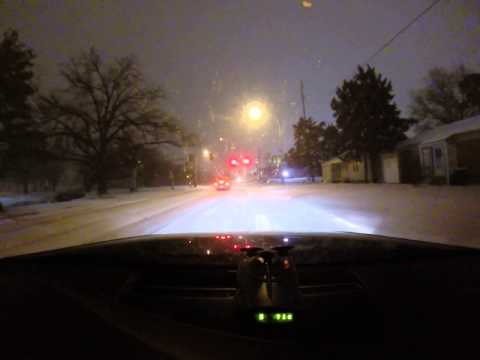 Snow Storm Titan in Stillwater, OK (OSU)