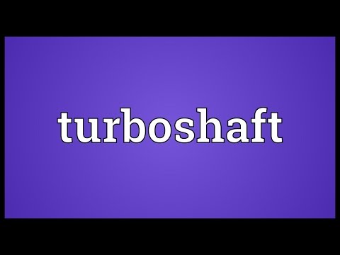 Turboshaft Meaning